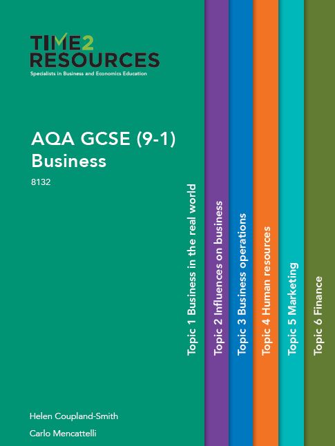 AQA GCSE (9-1) Business Topics 1-6 Course Guide Textbook